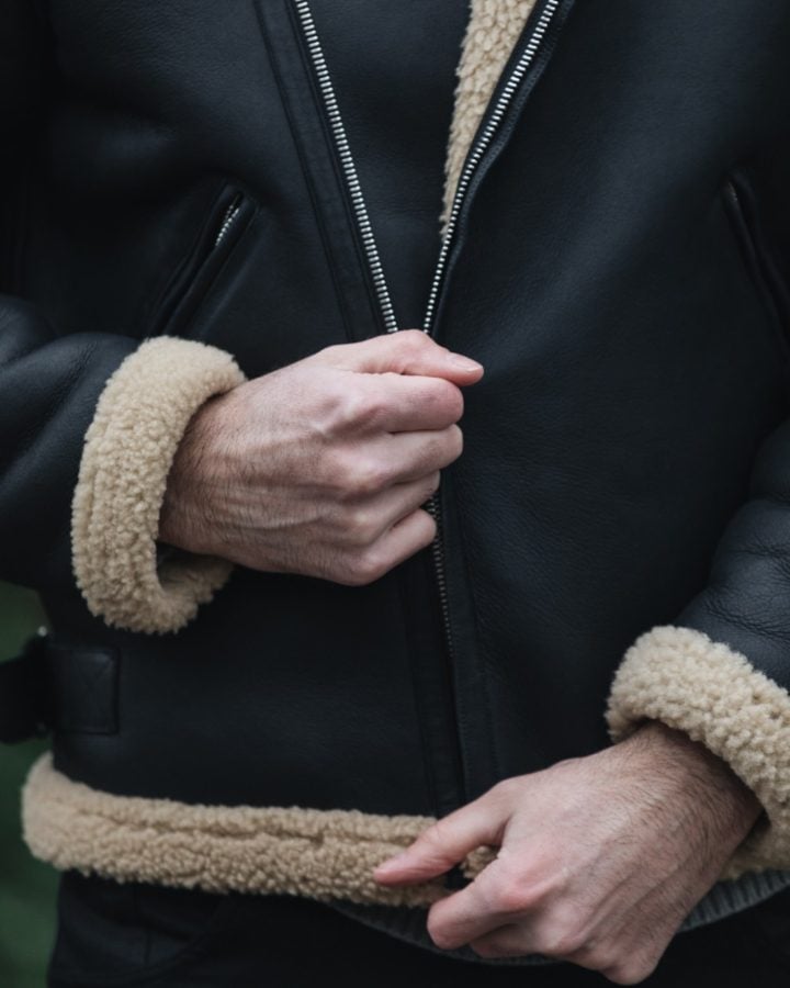 Syling Out The Cold - How to Wear a Men's Shearling Jacket